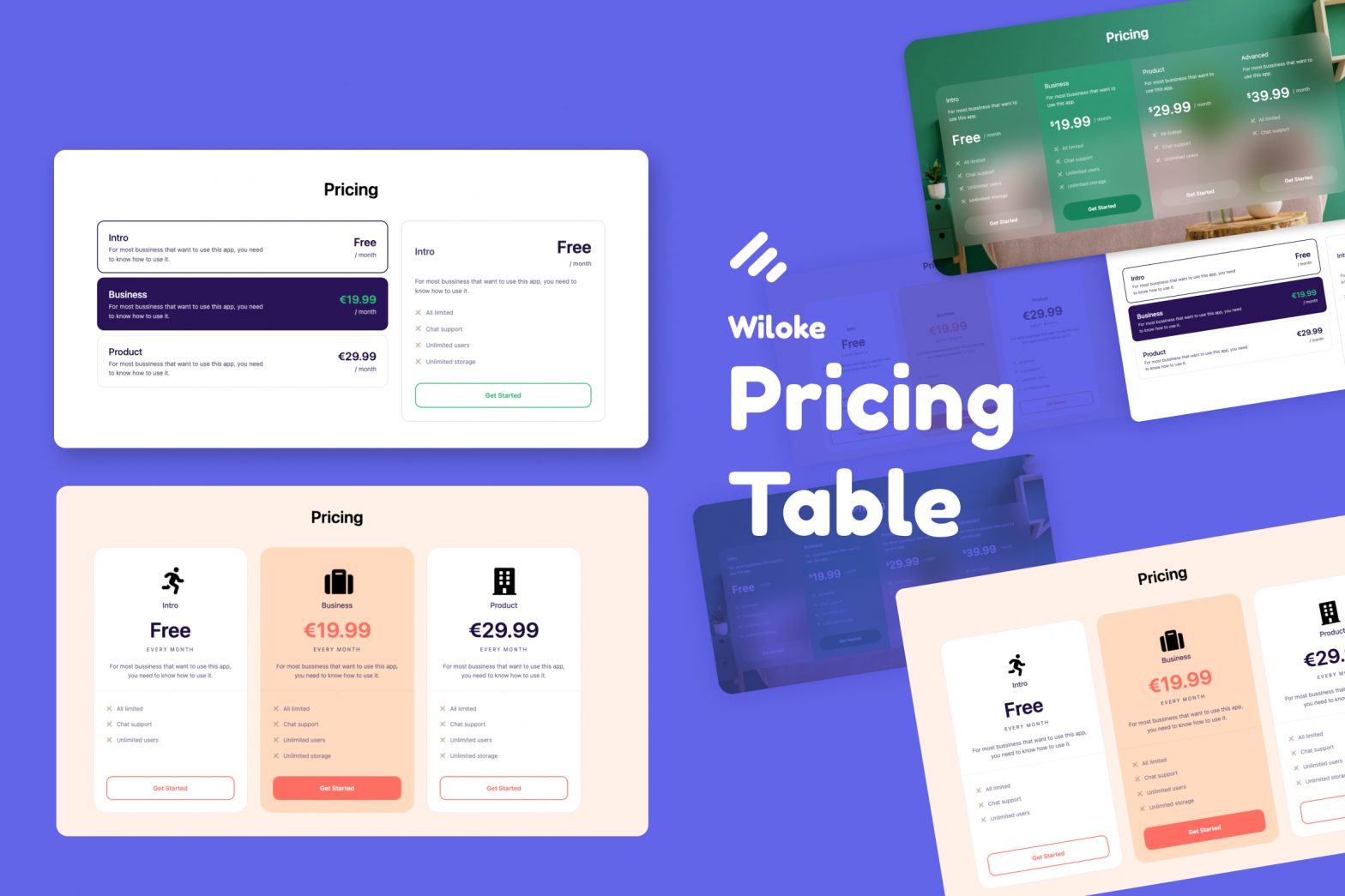 Wiloke Pricing Table Addon for Elementor – Wiloke Plugins Wiloke Pricing Table Addon for Elementor – Wiloke Plugins